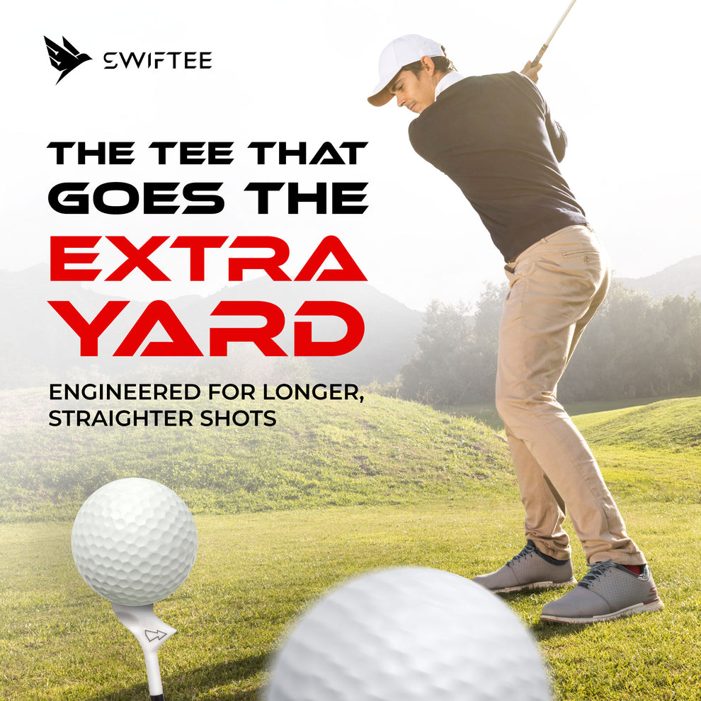 SWIFTEE 10 pack of Black Premium 10 Degree 83mm Golf Tees – Swiftee Golf